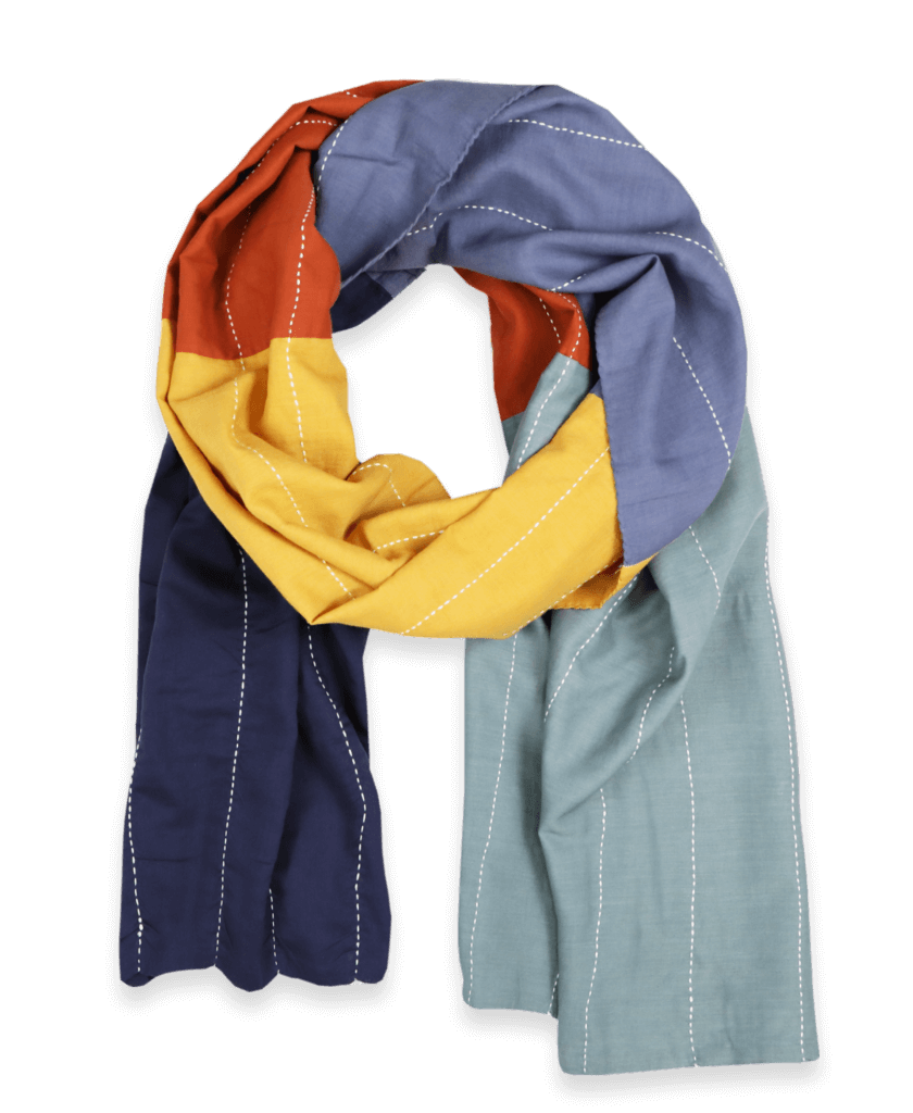 Rainbow Colorblock Scarf | Peace by Piece International