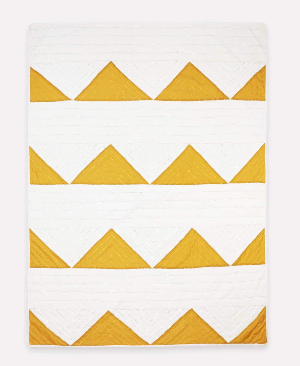 Triangle Quilt Throw | Peace by Piece International